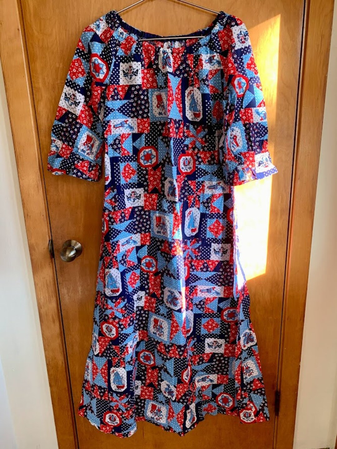 Vintage Awesome Handmade Bicentennial Dress - Etsy
