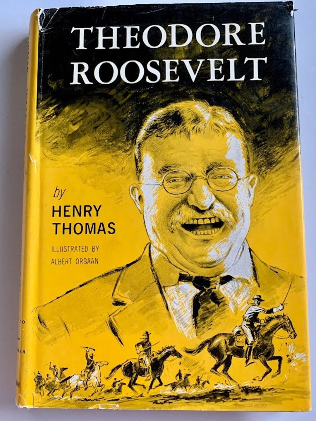 Vintage Book Theodore Roosevelt by Henry Thomas 1959 Illustrated by ...