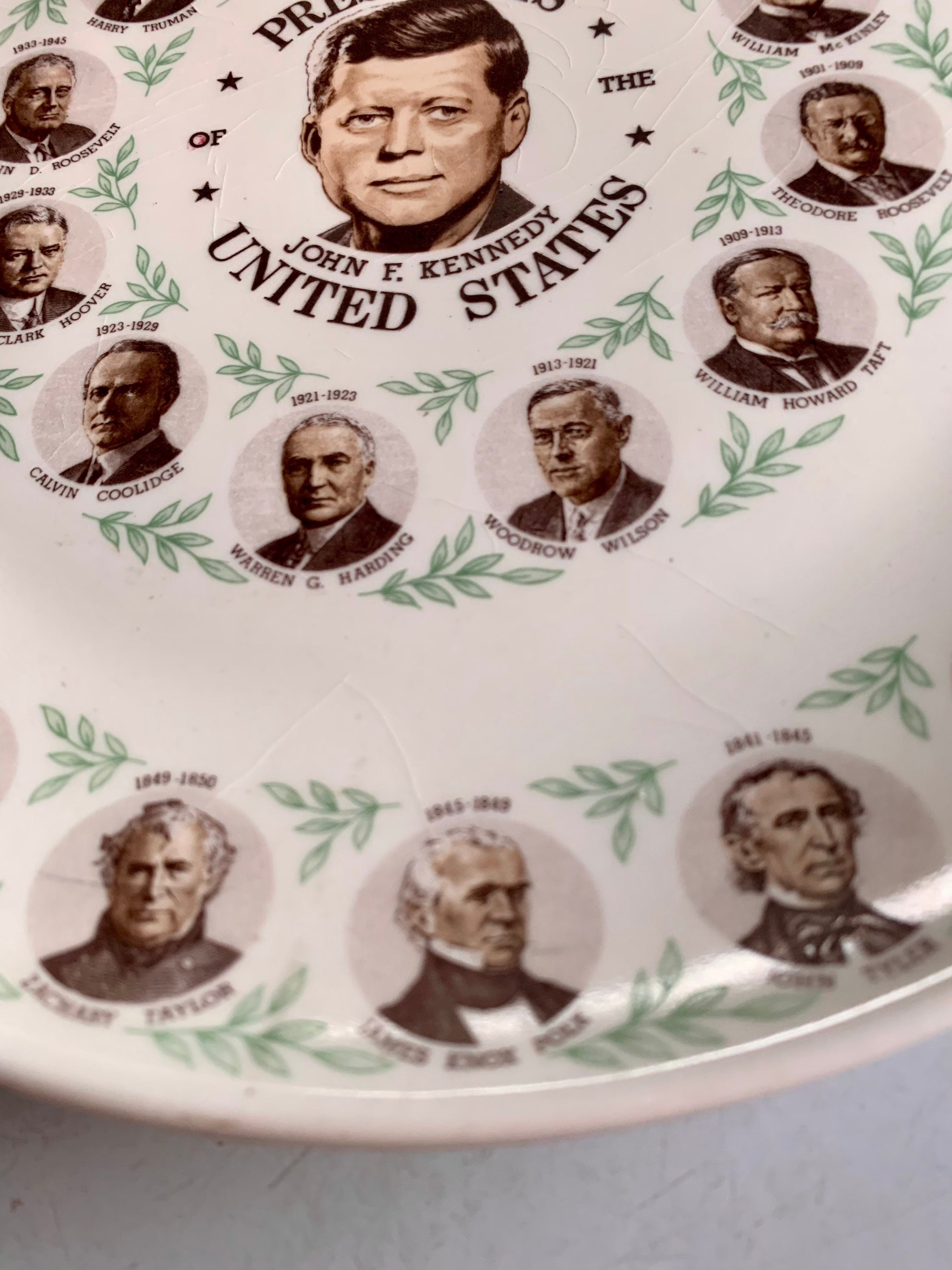 Vintage John F Kennedy President Collector's Plate - Etsy