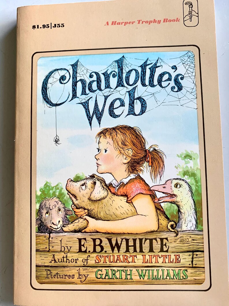 Vintage Charlotte's Web E.B. White 1973 Edition Excellent Condition - Etsy