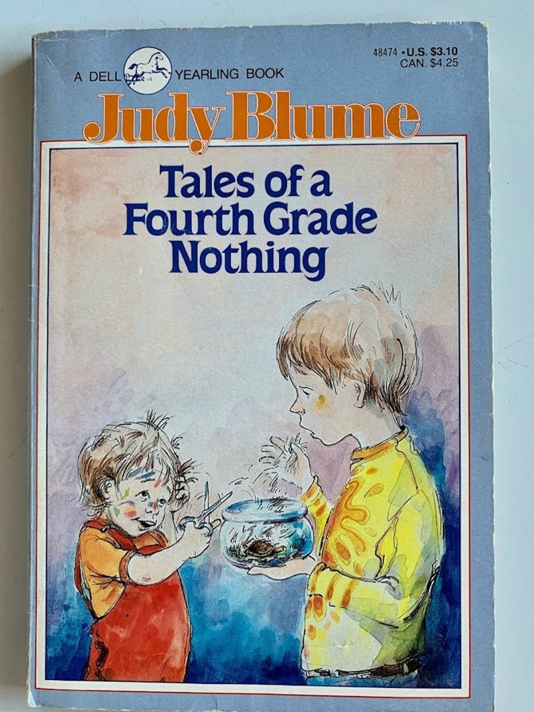 Tales of a Fourth Grade Nothing by Judy Blume 1986 Copy Vintage - Etsy