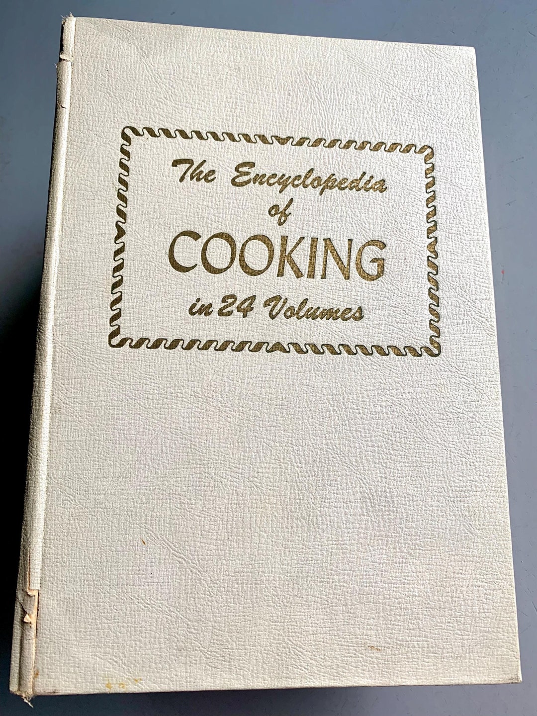 The Encyclopedia of Cooking in 24 Volumes - Vintage Cookbook 1950s - Etsy