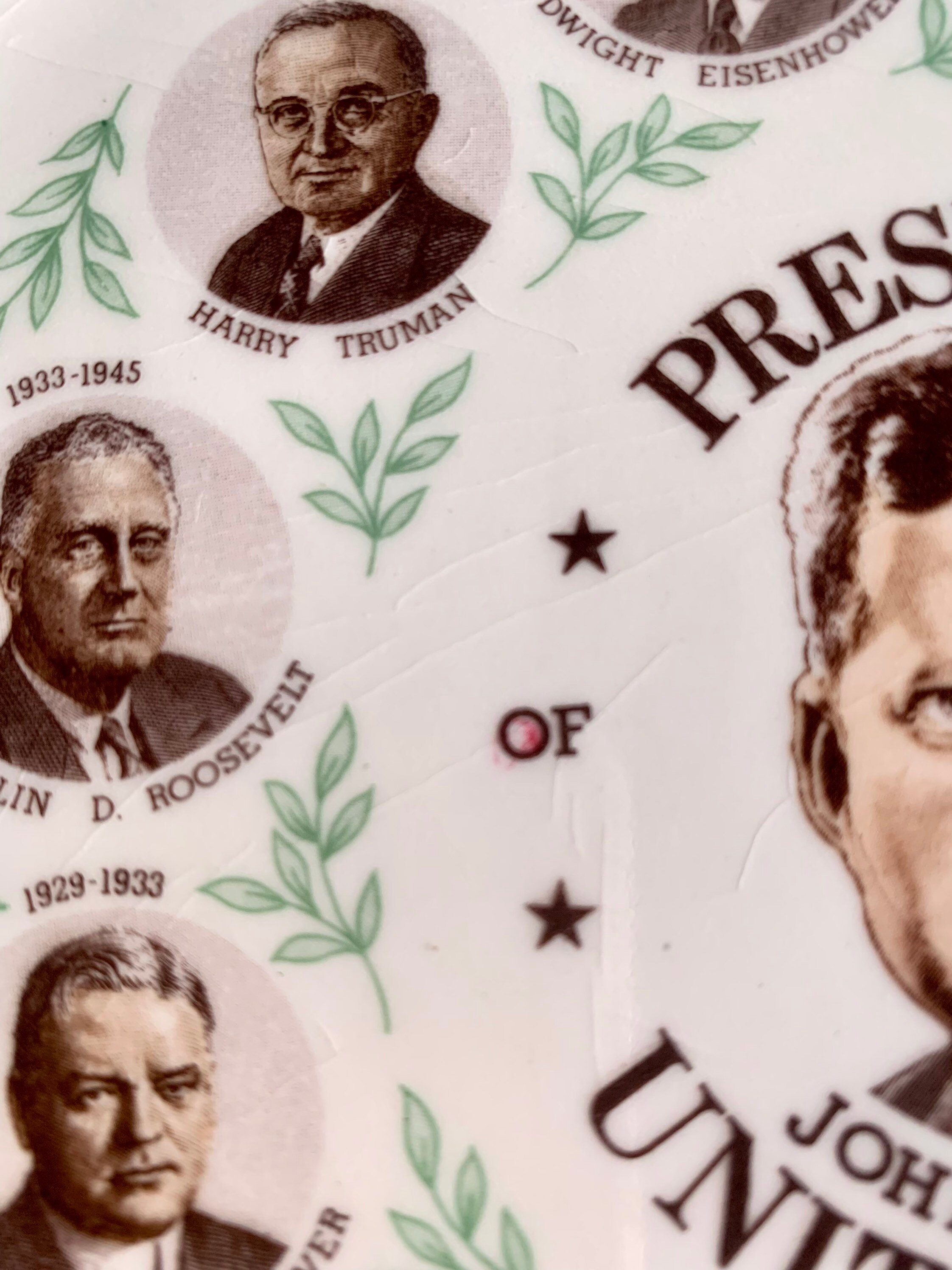 Vintage John F Kennedy President Collector's Plate - Etsy