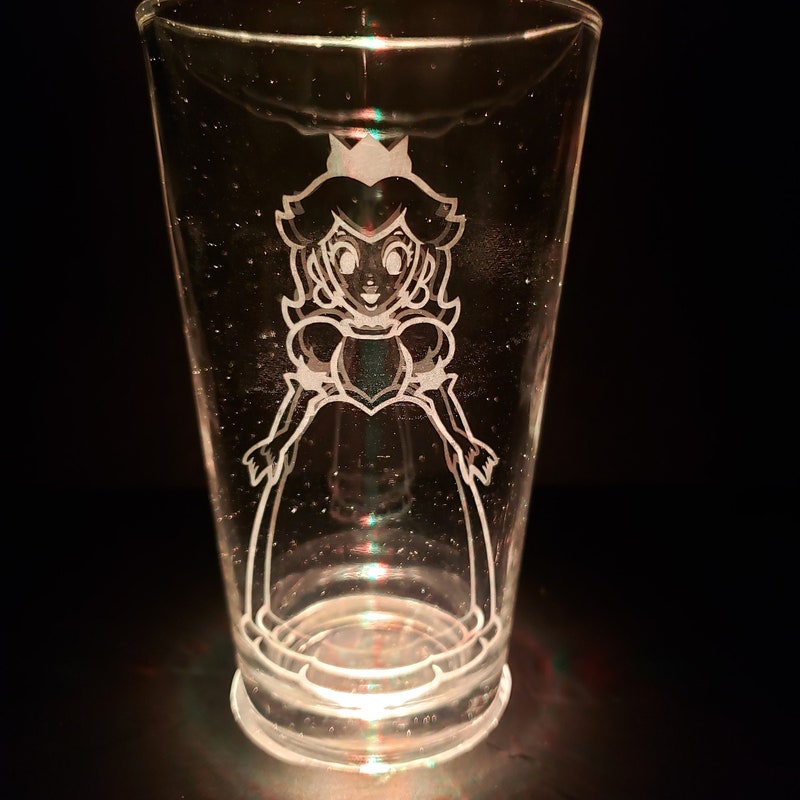 Peach Drink Glass - Etsy