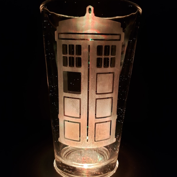 Tardis Glass - Etsy