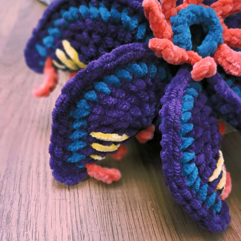 Thargoid Interceptor Medusa Crochet Plush / Elite Dangerous / Handmade ...