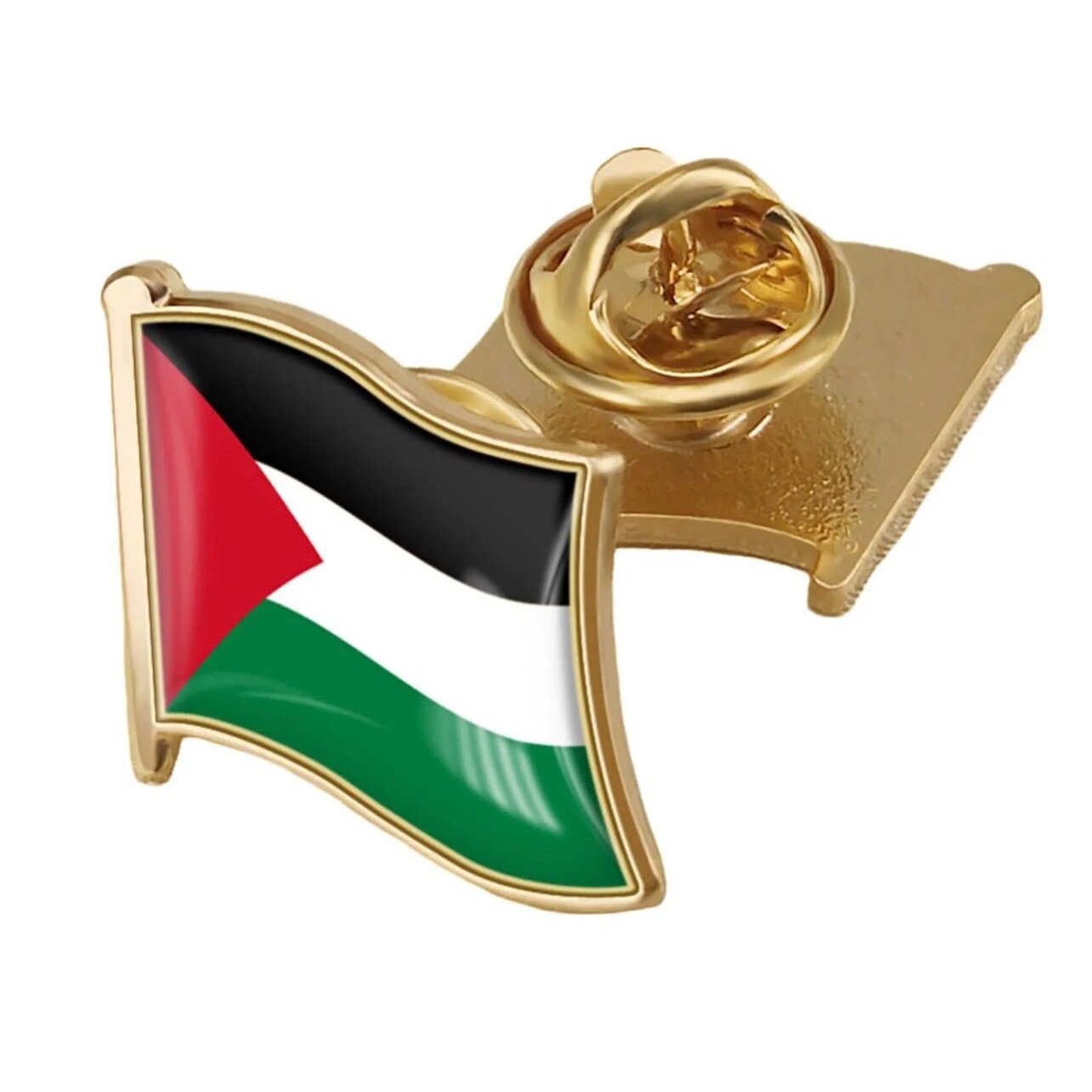 Palestine Mini Enamel Flag Pin - Etsy