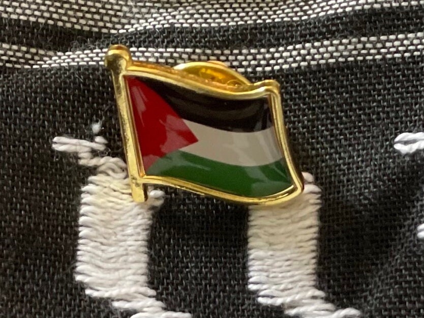 Palestine Mini Enamel Flag Pin - Etsy