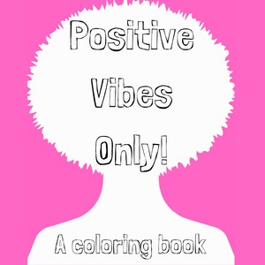Positive Vibes Coloring Book - Etsy
