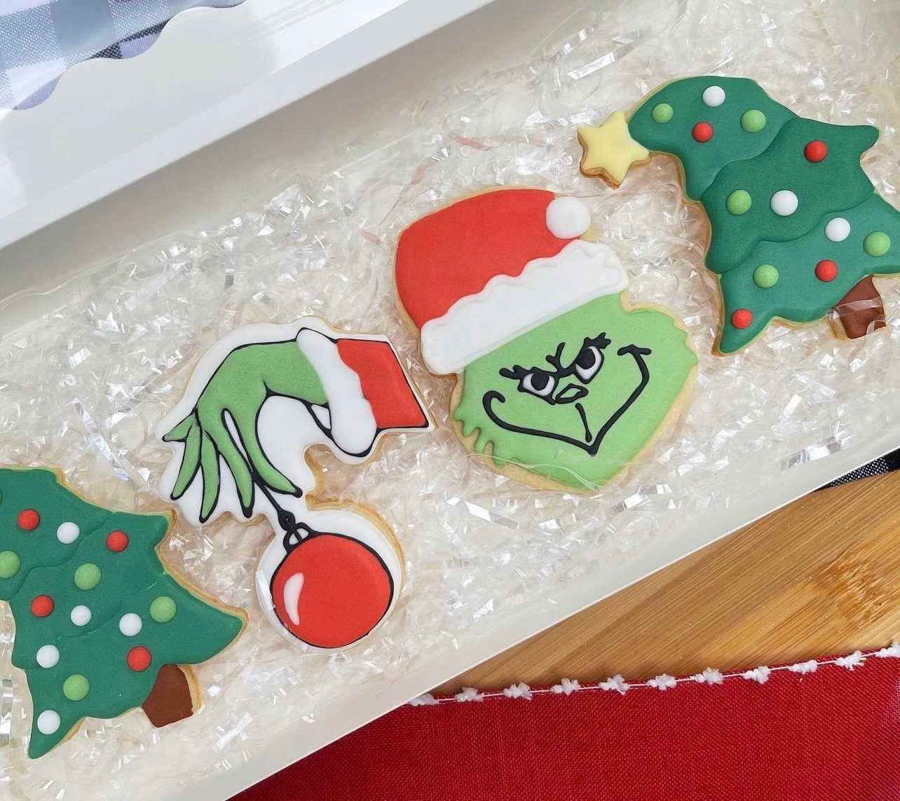 Grinch Christmas Cookies - Etsy