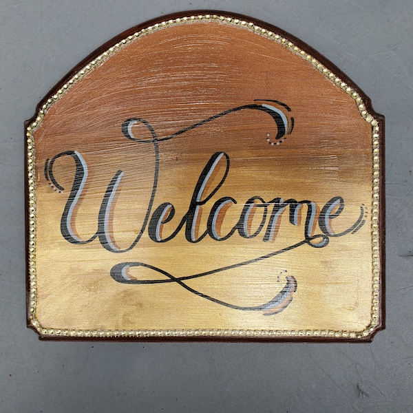 Welcome Plaque - Etsy