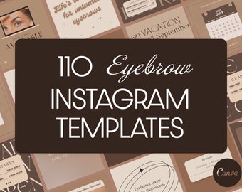 30 Lash Tech Instagram Post Eyebrows and Eyelashes Salon Social Media ...