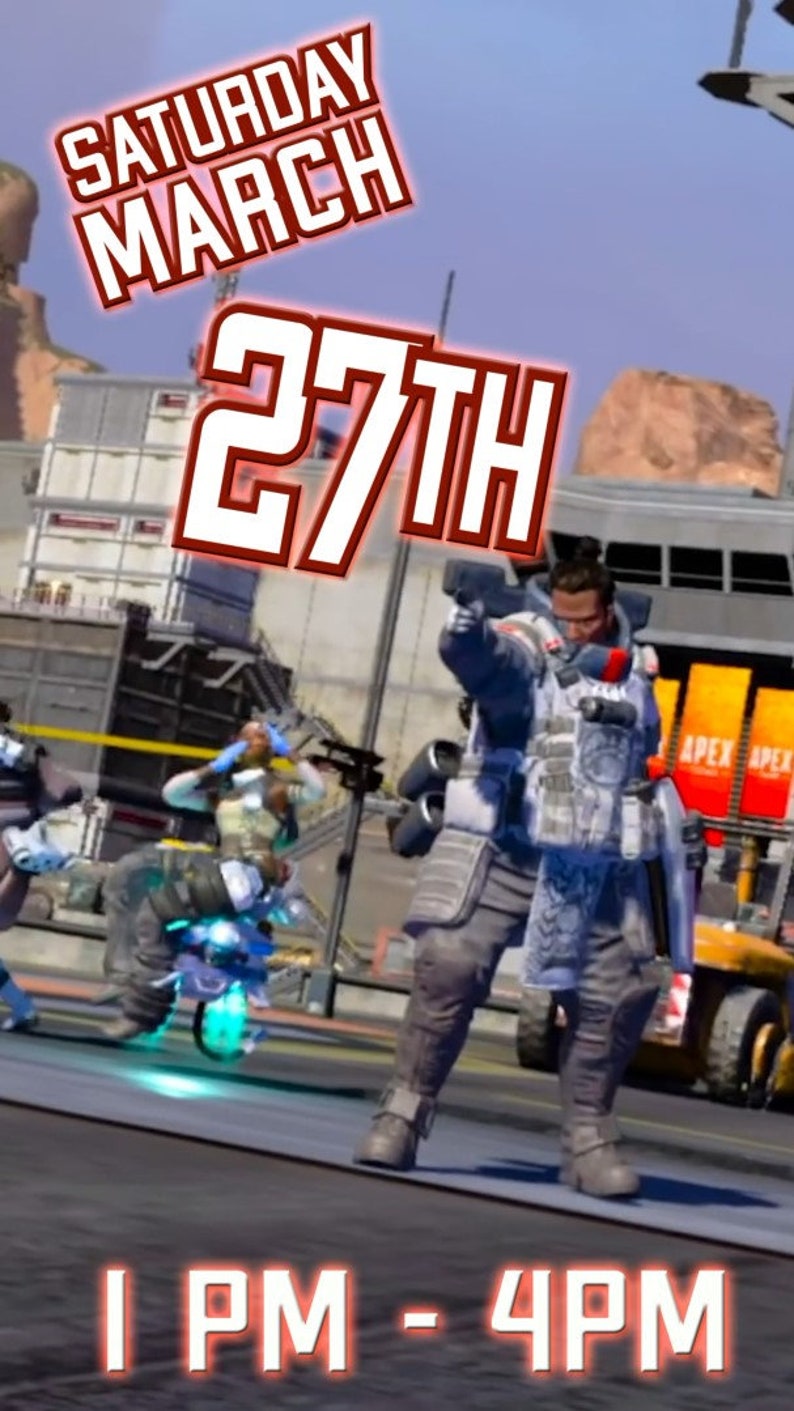 Apex Legends Invitation, Apex Legends Video Invitation, Apex Legends ...