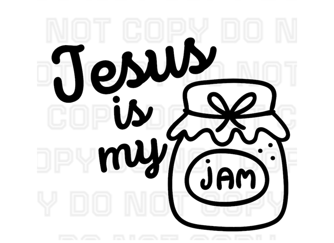 Jesus is My Jam SVG for Cricut, Silhouette - Etsy