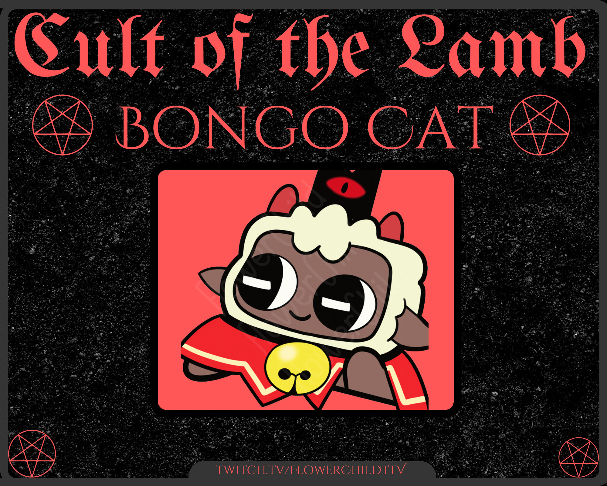 Cult of the Lamb Bongo Cat Animated Emote - Twitch | Cute, Chibi, Cult ...