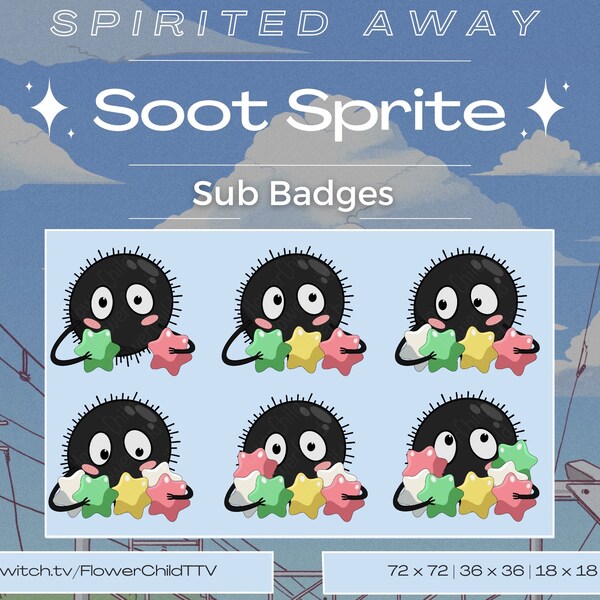 Twitch Emotes Ghibli Emote Badges - Etsy