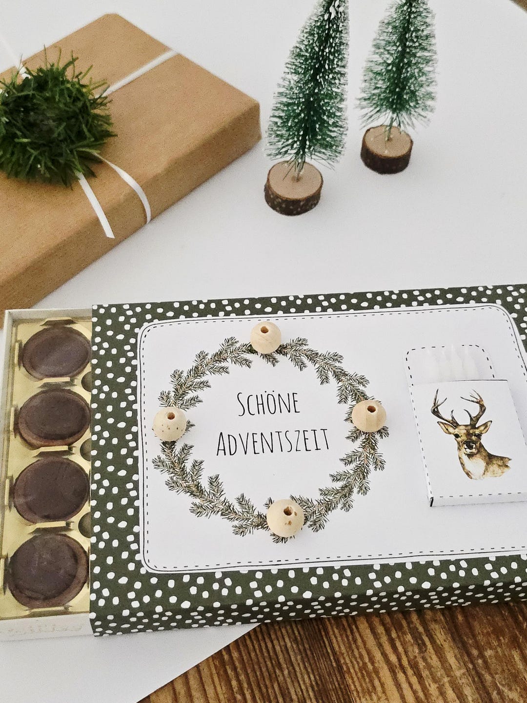 Toffifee Banderole Advent – Mini Advent Wreath to Go – PDF Craft ...