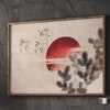 Japanese Bat Painting, Bat and Moon Wodblock Print, Yamada Hogyoku ...