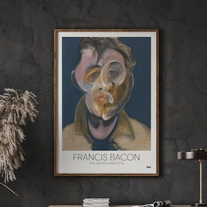 Francis Bacon Exhibition Poster, Self-portrait, Surrealist Art, Home ...
