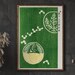 Taguchi Tomoki Japanese Art Print, Green Oriental Decor (instant ...
