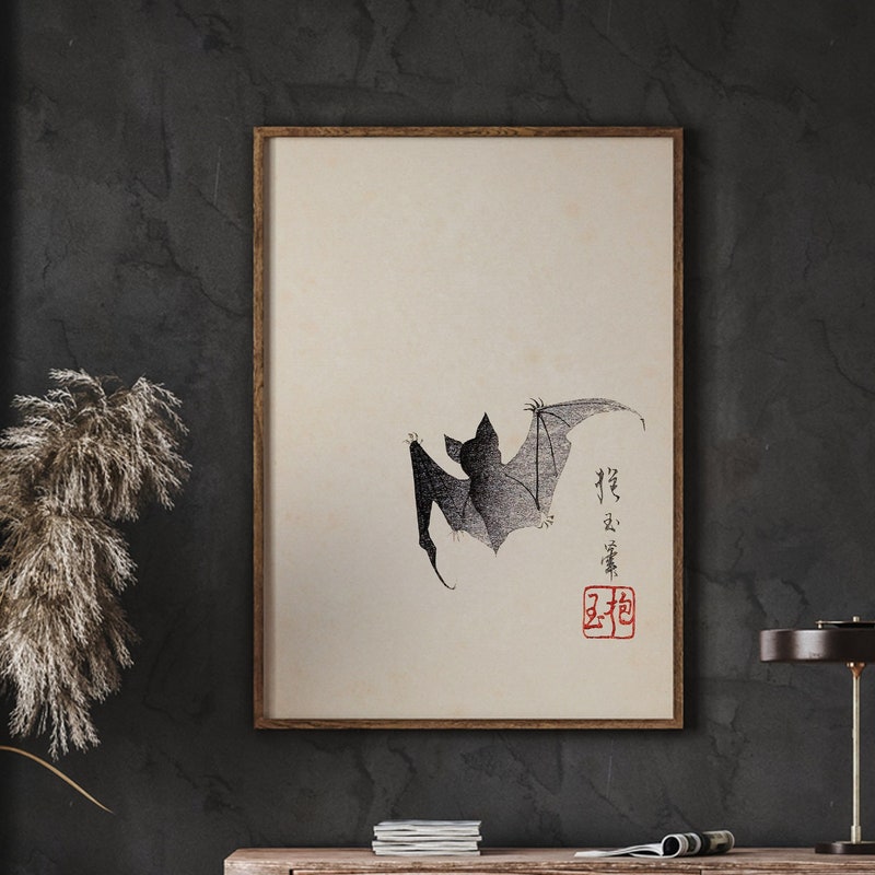 Bat Art Print - Etsy