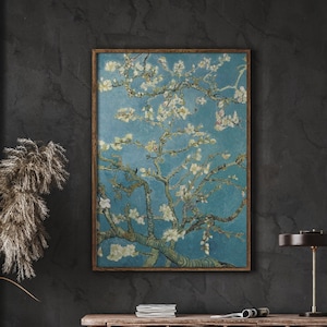 Vincent Van Gogh Almond Blossom Poster, Van Gogh Japanese Spring Floral ...