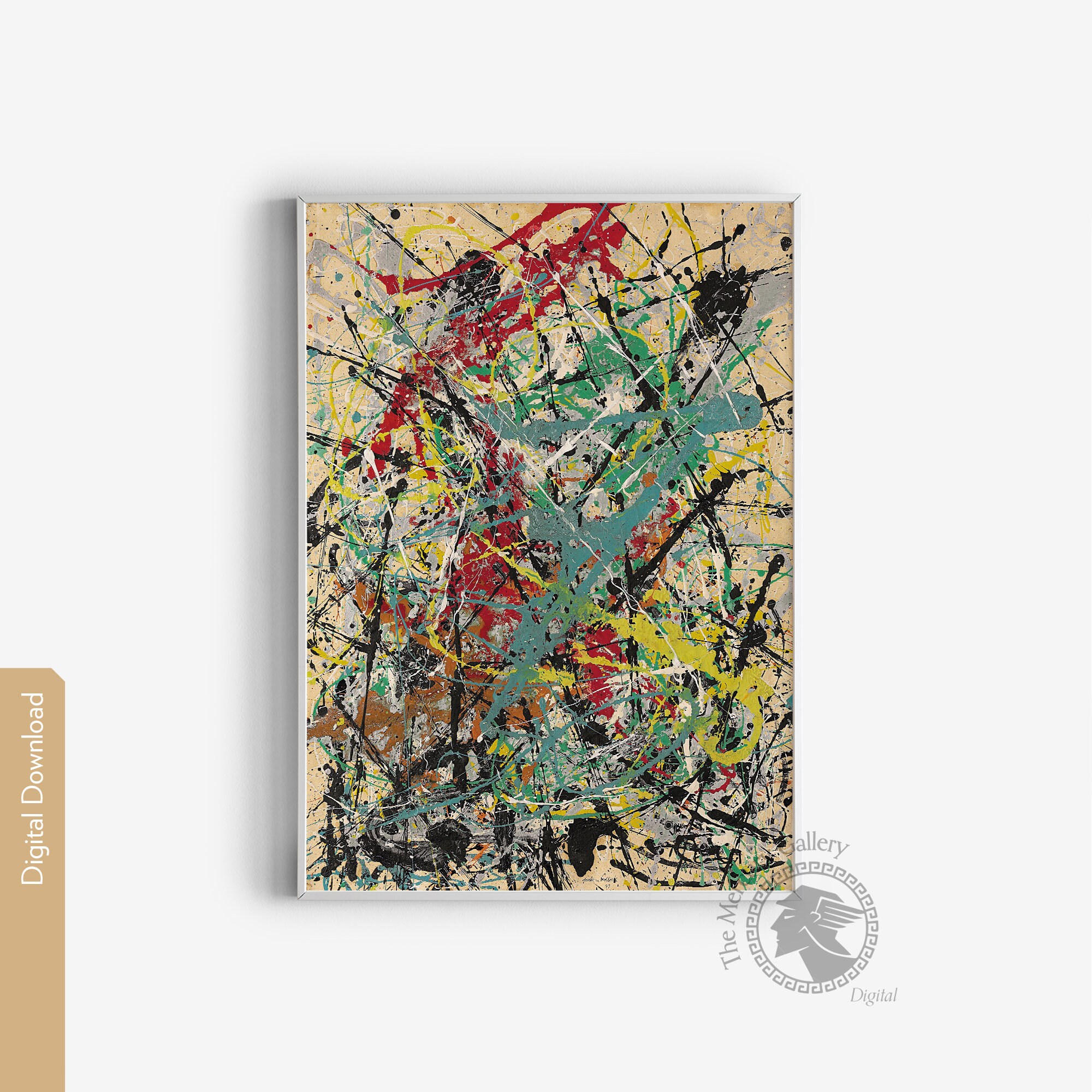 Pollock Poster Jackson Pollock Print Jackson Pollock - Etsy