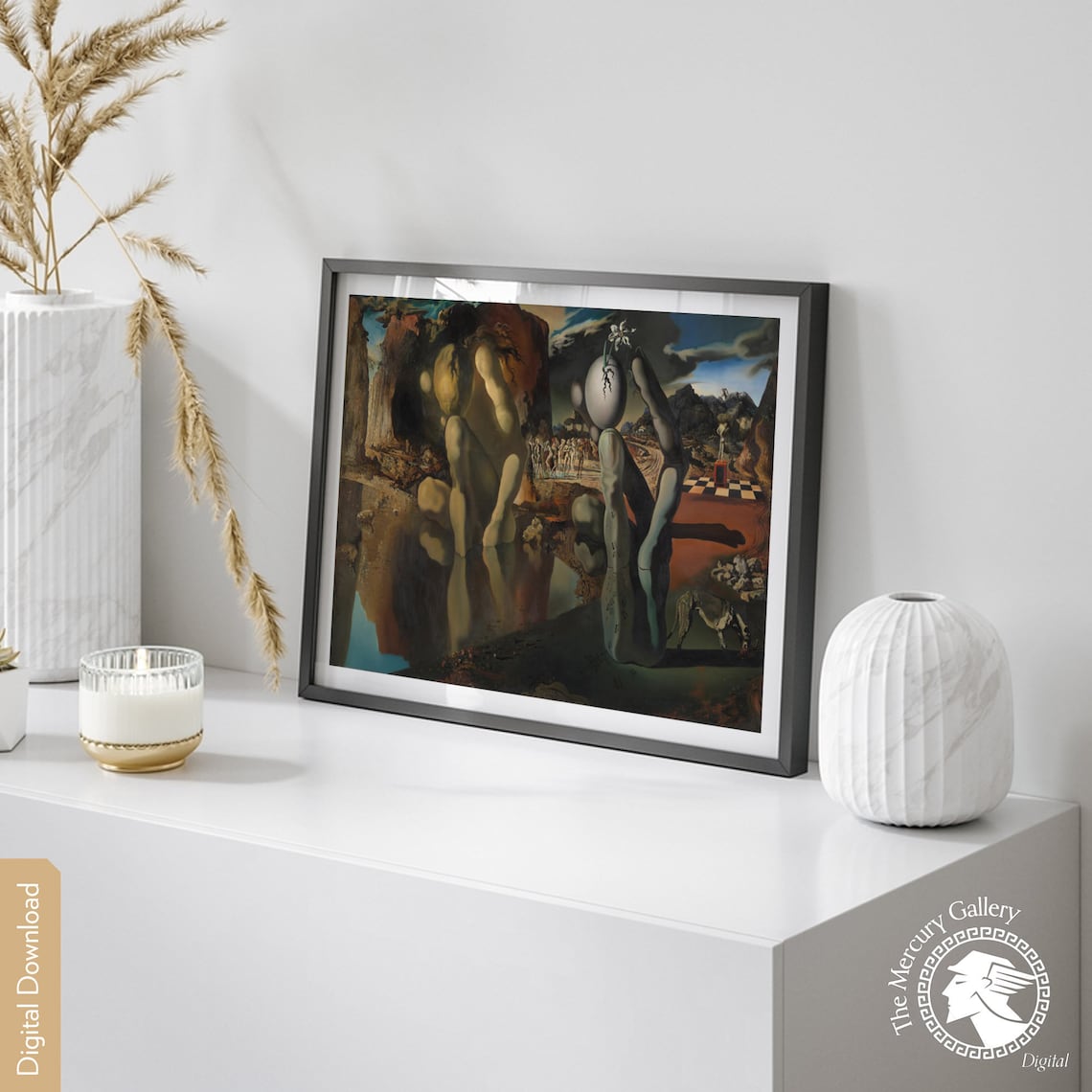 Salvador Dali Poster Metamorphosis of Narcissus 1937 - Etsy