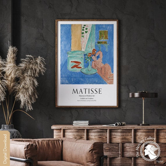 Henri Matisse Premium Posters Goldfish and Sculpture Museum - Etsy