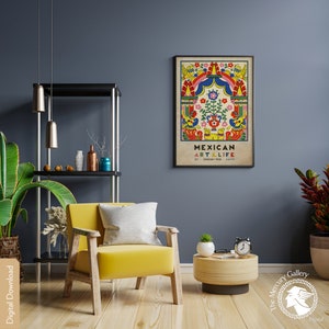 Mexican Naif Art Print, Colorful Latino Decor (digital Download) - Etsy