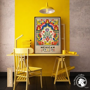 Mexican Naif Art Print, Colorful Latino Decor (digital Download) - Etsy