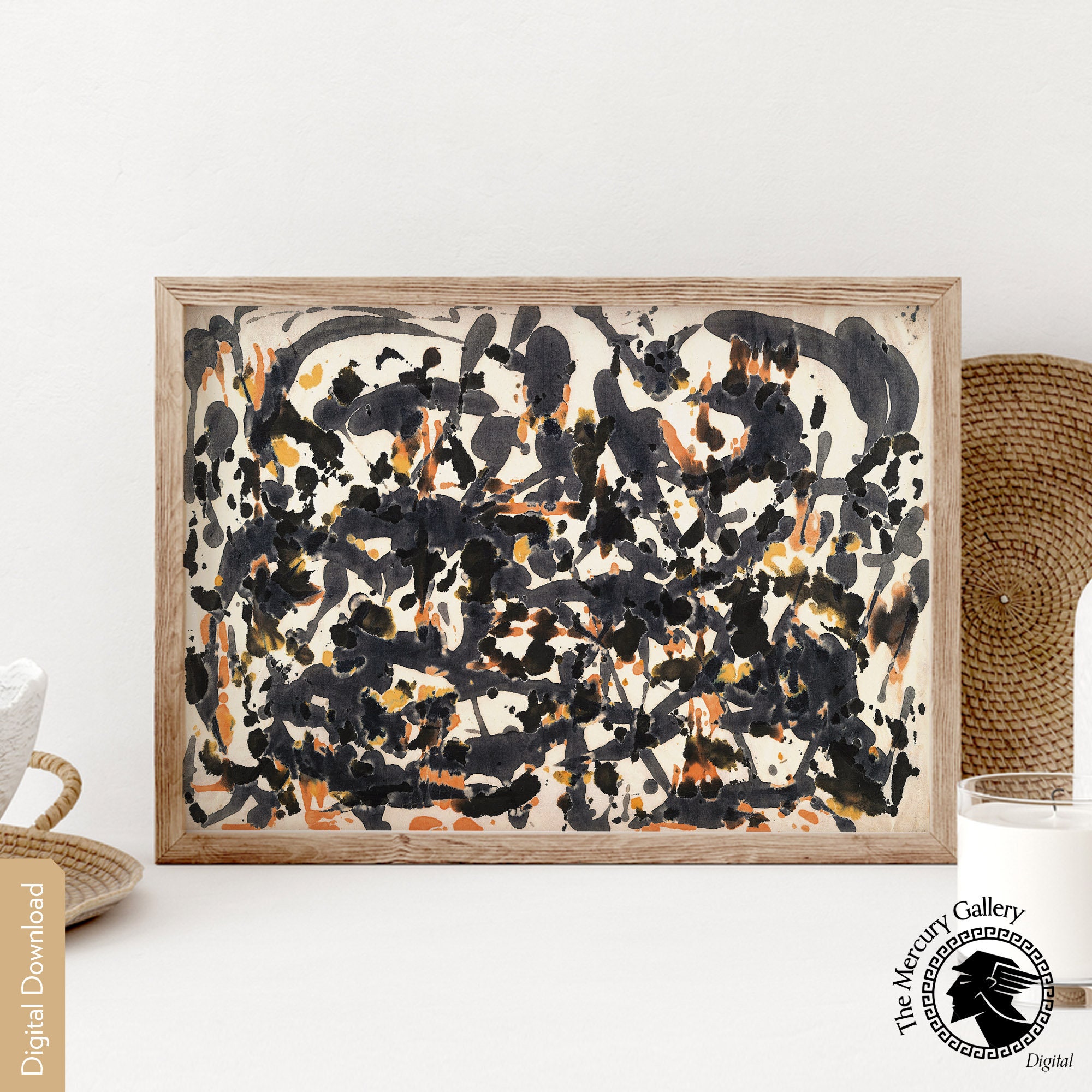 Jackson Pollock Art Print Pollock Wall Art Pollock Print - Etsy
