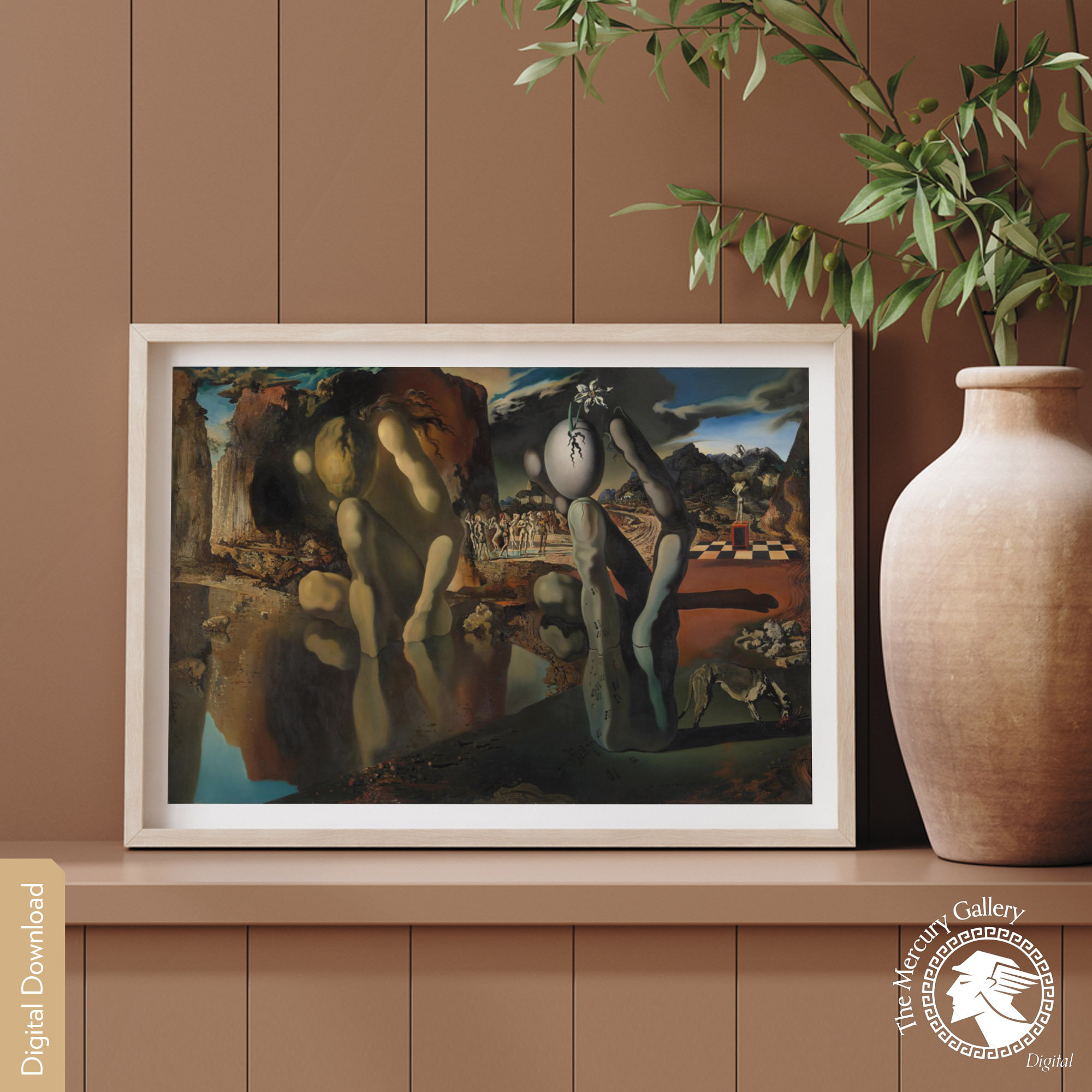 Salvador Dali Poster Metamorphosis of Narcissus 1937 - Etsy