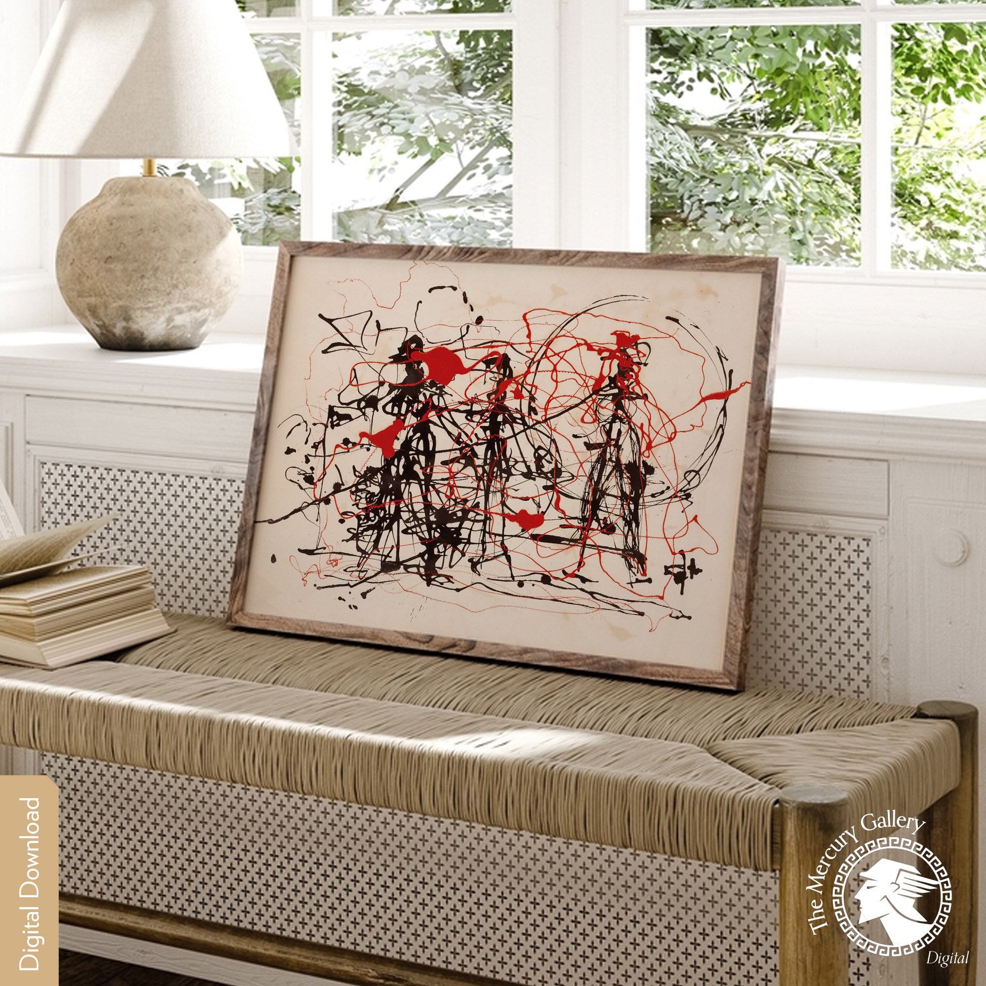 Jackson Pollock Brush Painting Art Print Abstract Wall Art - Etsy