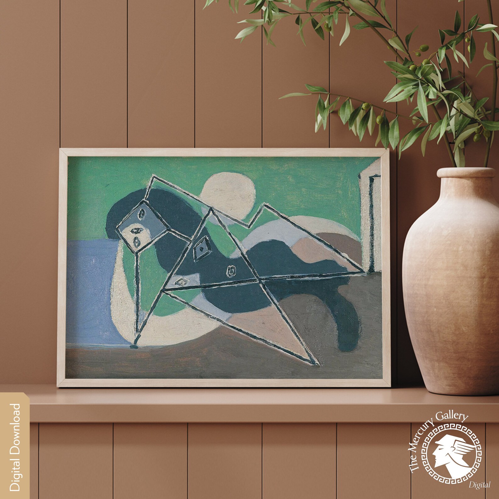 Pablo Picasso Poster, Femme Allongée Au Soleil, Musée Picasso, Paris ...