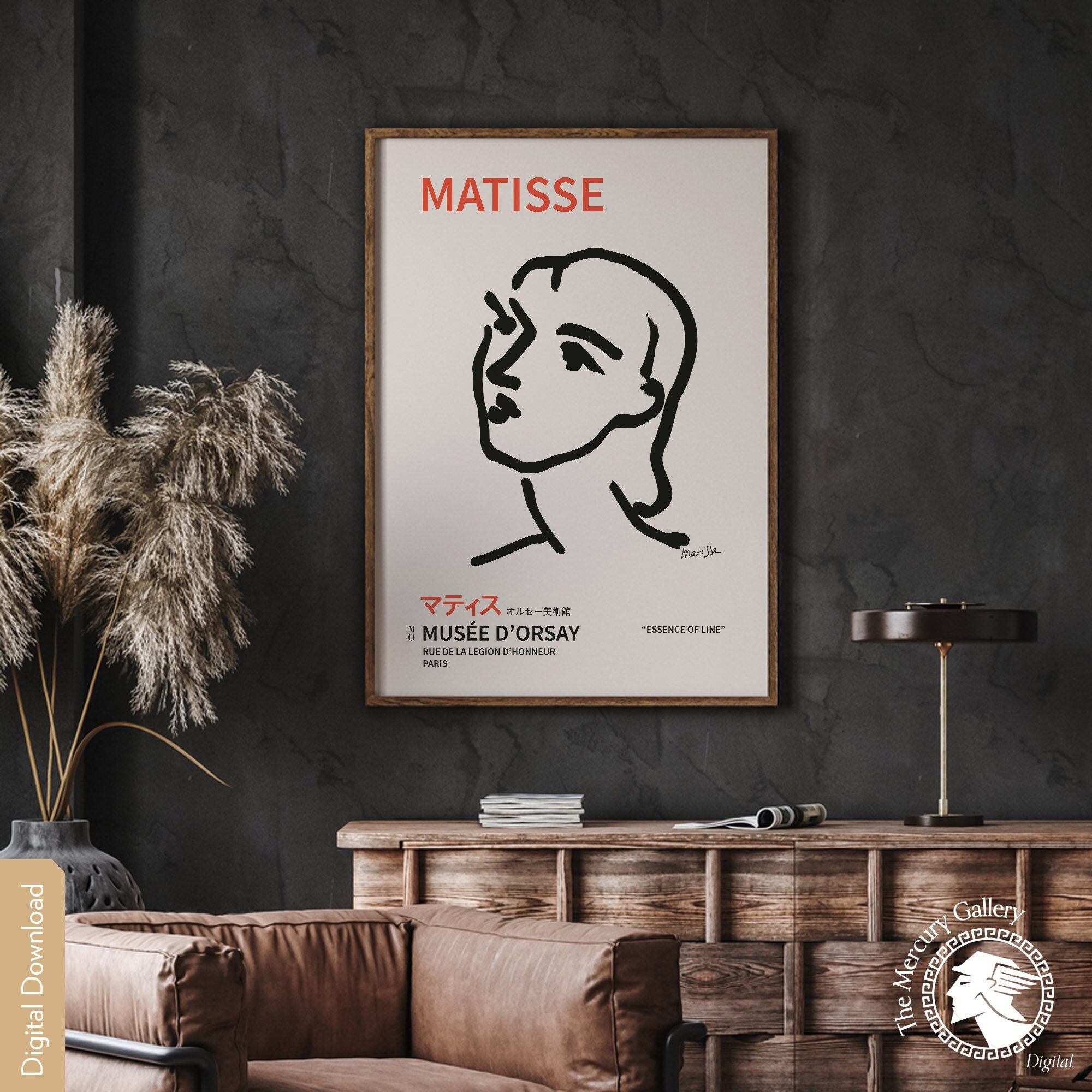 Henri Matisse Nadia Poster One Line Art Wall Art Matisse - Etsy Australia