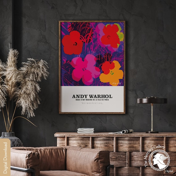 Andy Warhol Pop Art Flowers