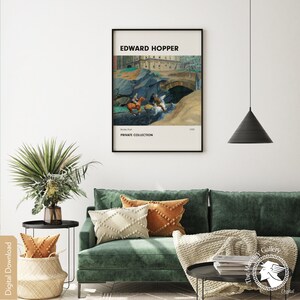 Edward Hopper Vintage Poster, Bridle Path, New York City - Central Park ...