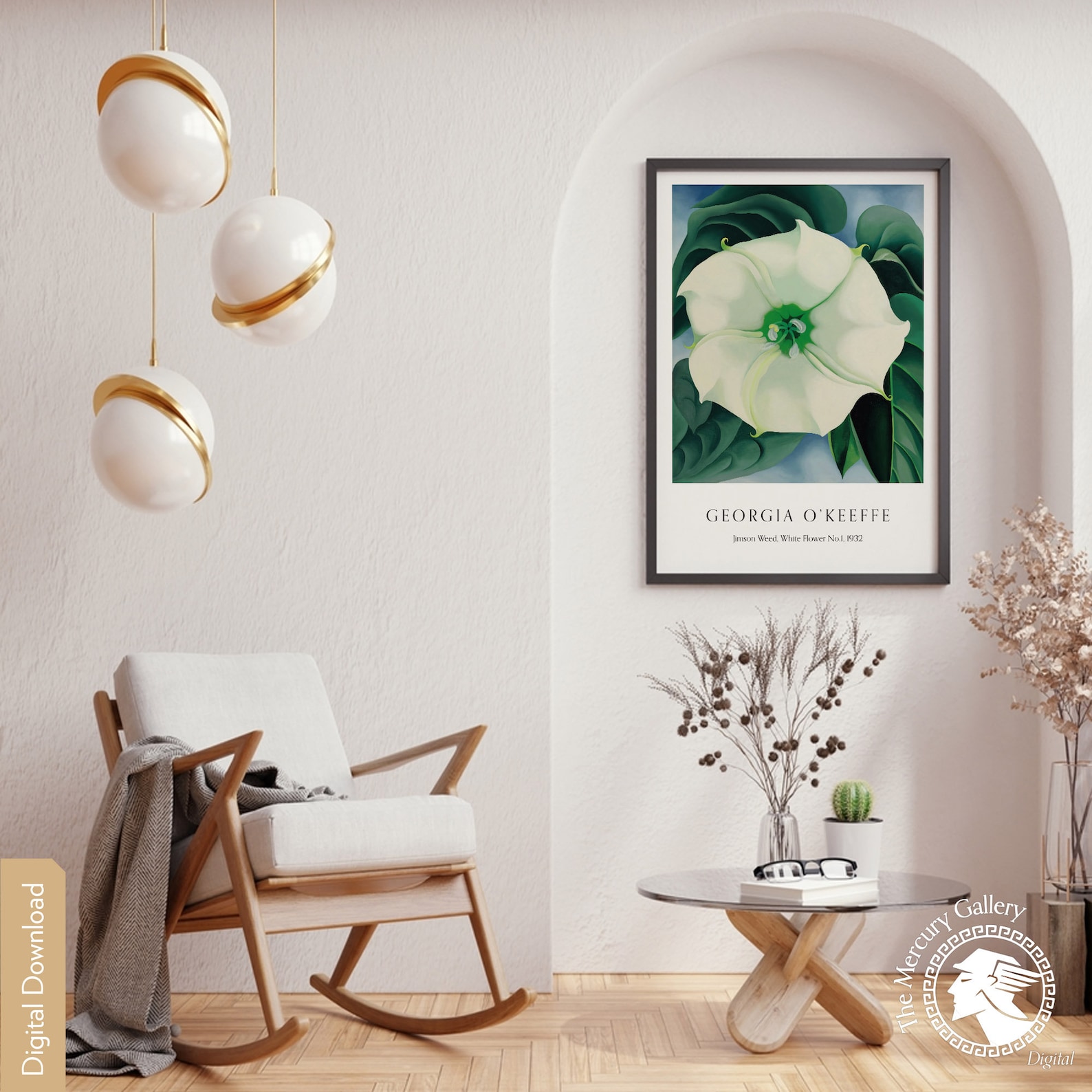 Georgia O'keeffe Jimson Weed Art Print (digital Download) - Etsy