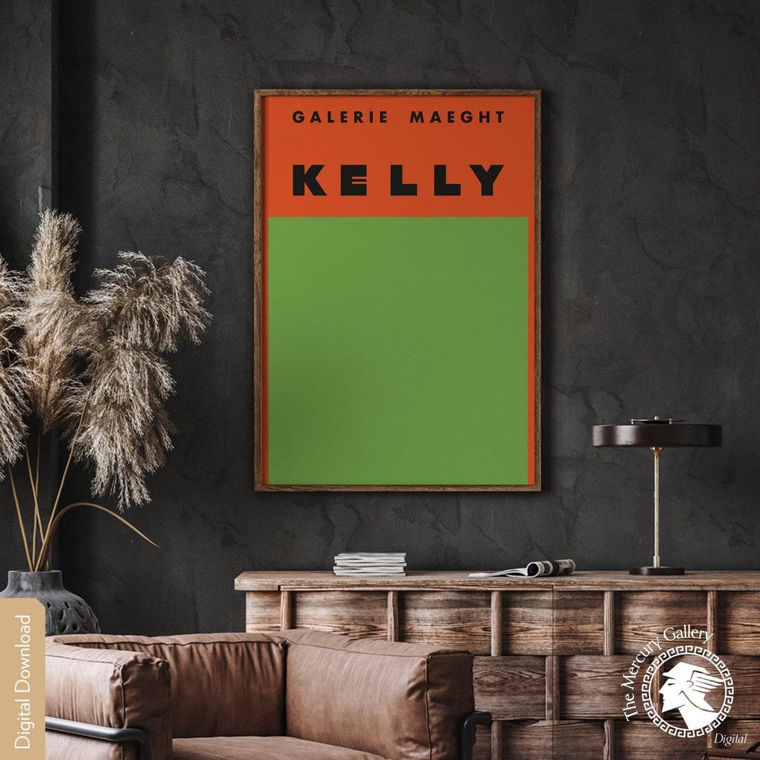 Galerie Maeght Exhibition Poster, Keely Art Print, Abstract Painting ...