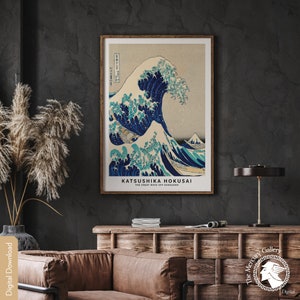 Japanese Wall Art Set of 5, Wall Prints Set of 5, Vintage Japanese Art ...
