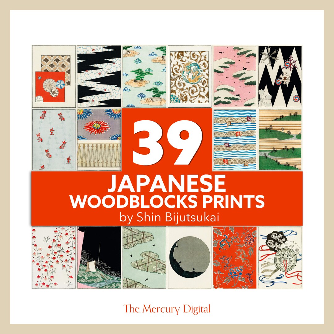 30+ Japanese Art Digital Prints, Japanese Woodblock Prints by Shin ...