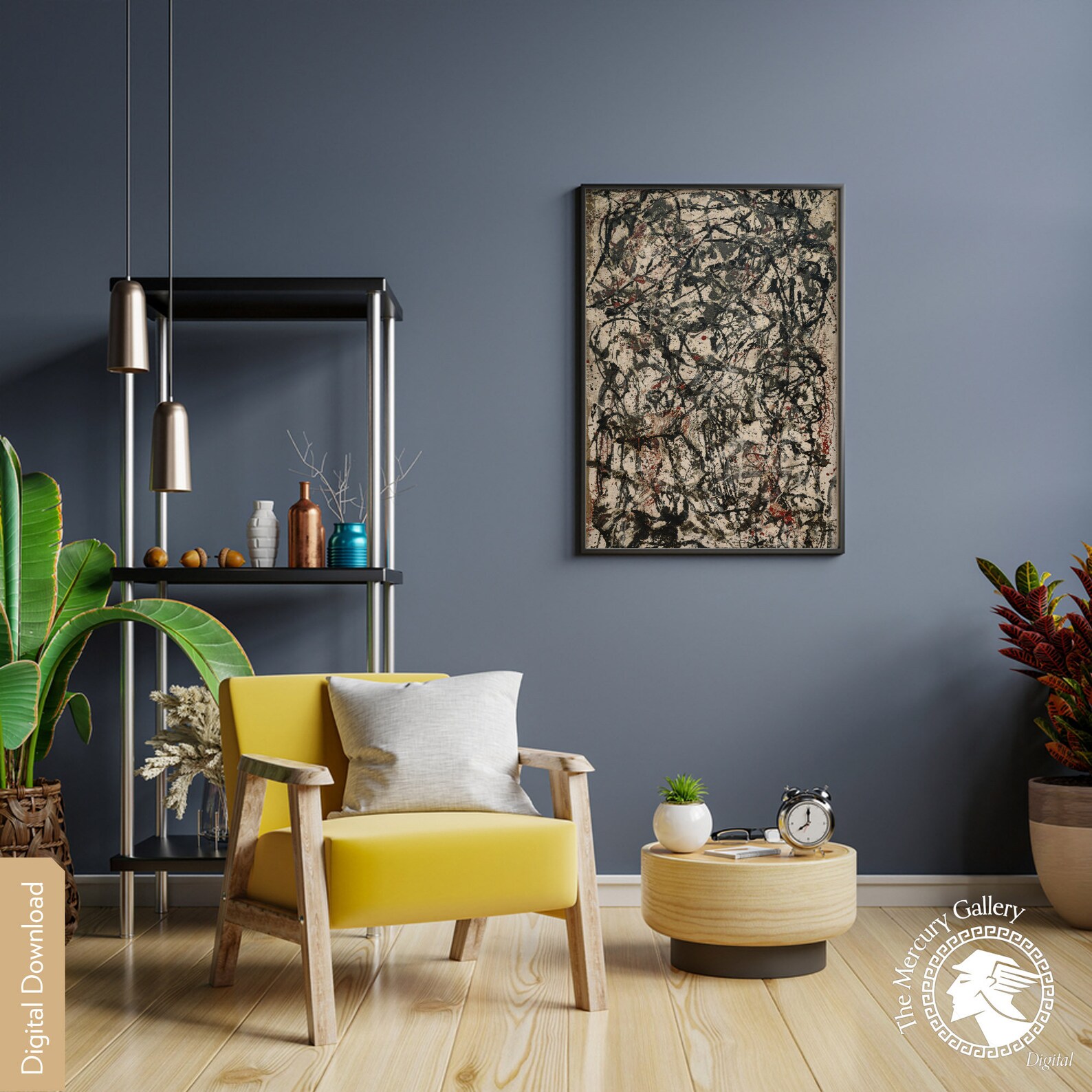 Jackson Pollock Wall Art, Pollock Print, Jackson Pollock Reproduction ...