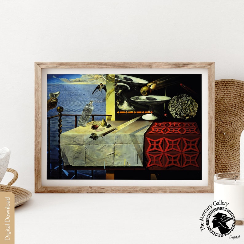Dali Poster, Living Still Life - 1956, Premium Posters, Dali Art Print ...