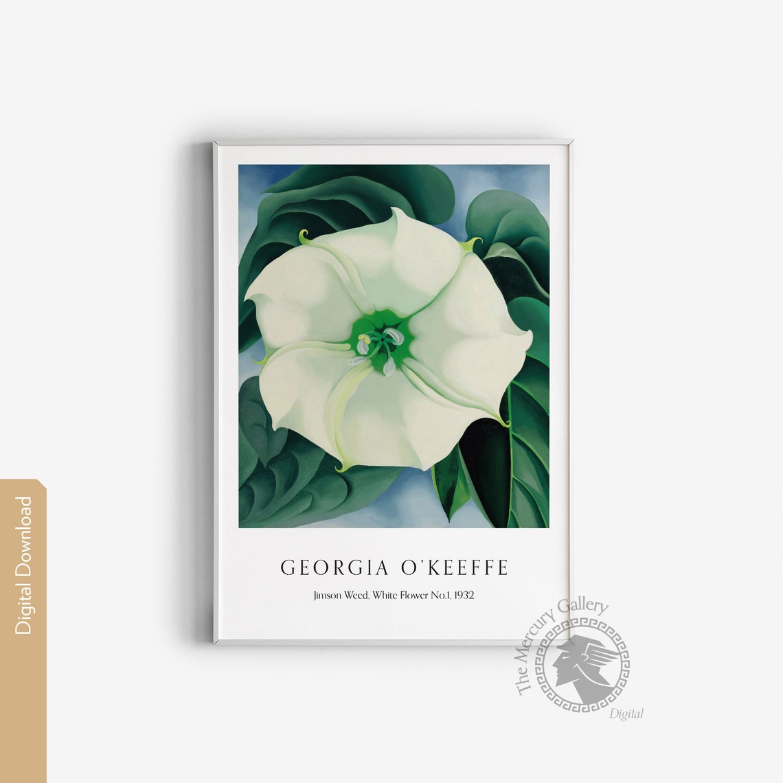 Georgia O'keeffe Jimson Weed Art Print (digital Download) - Etsy