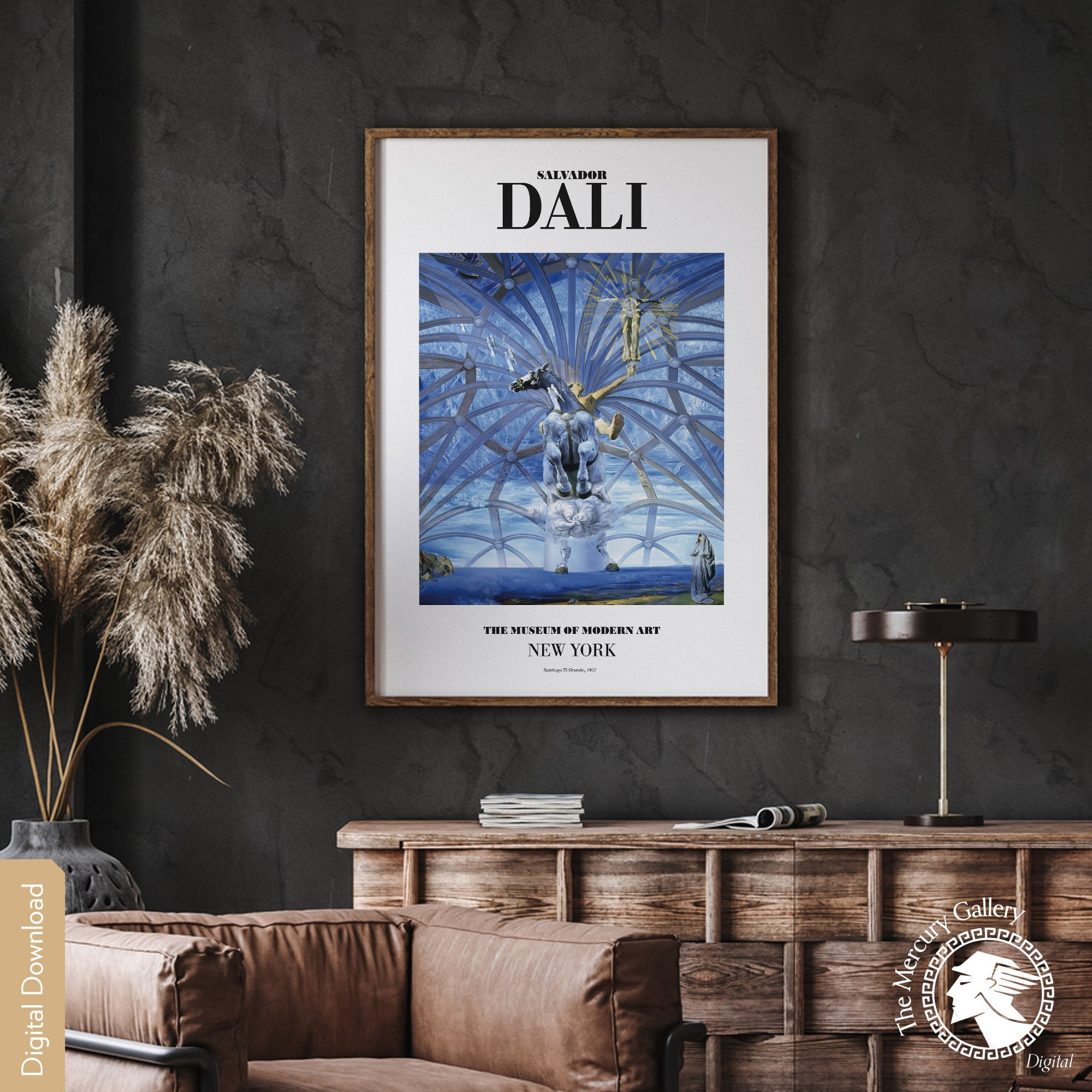 Salvador Dali Poster Santiago El Grande 1957 Exhibition - Etsy