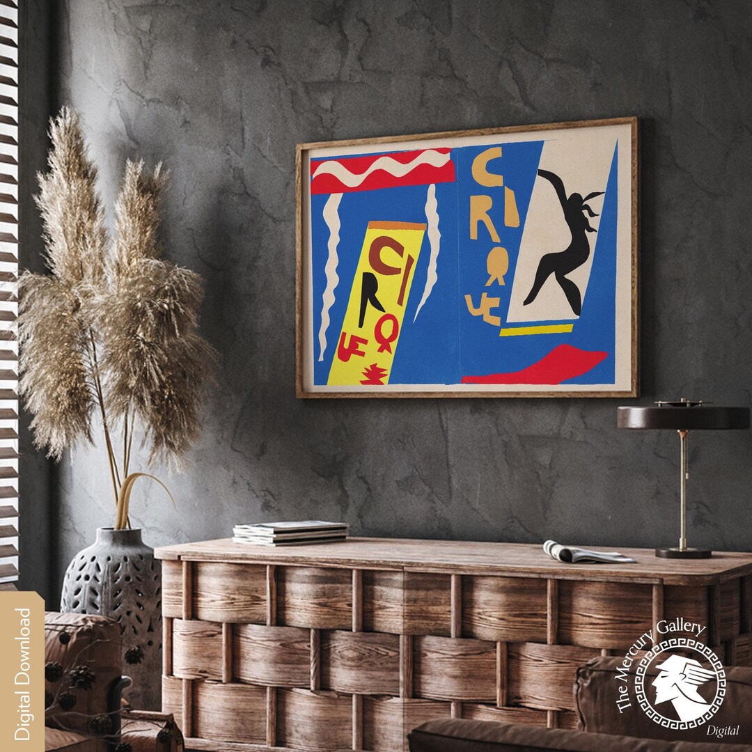 Henri Matisse the Circus (jazz) Wall Art, Colorful Poster, Modern ...