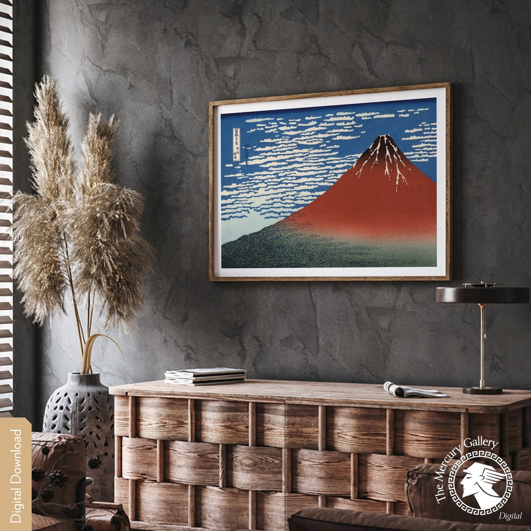 Hokusai Japanese Travel Poster, Gallery Art Print (instant Download) - Etsy