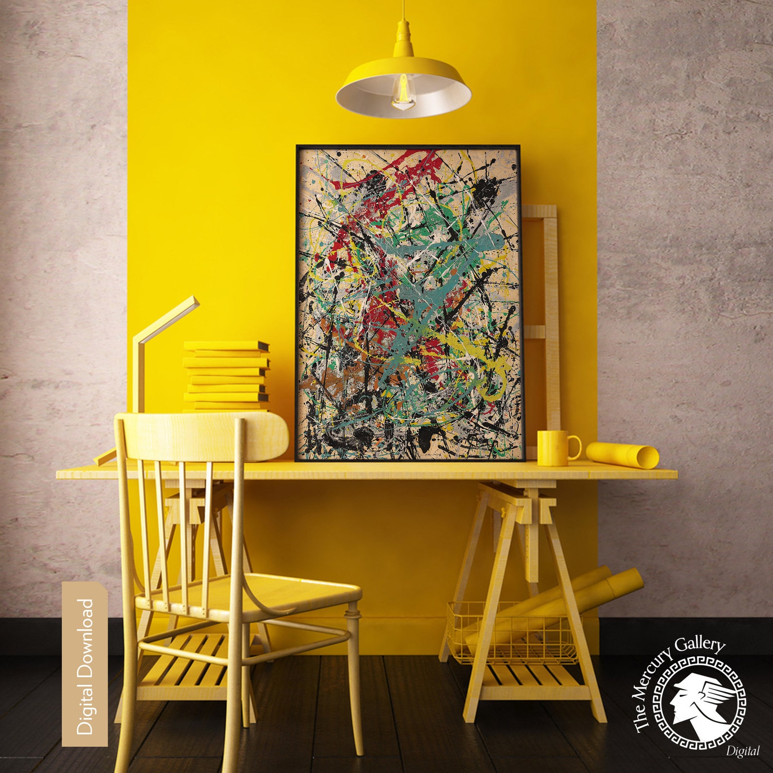 Pollock Poster Jackson Pollock Print Jackson Pollock - Etsy