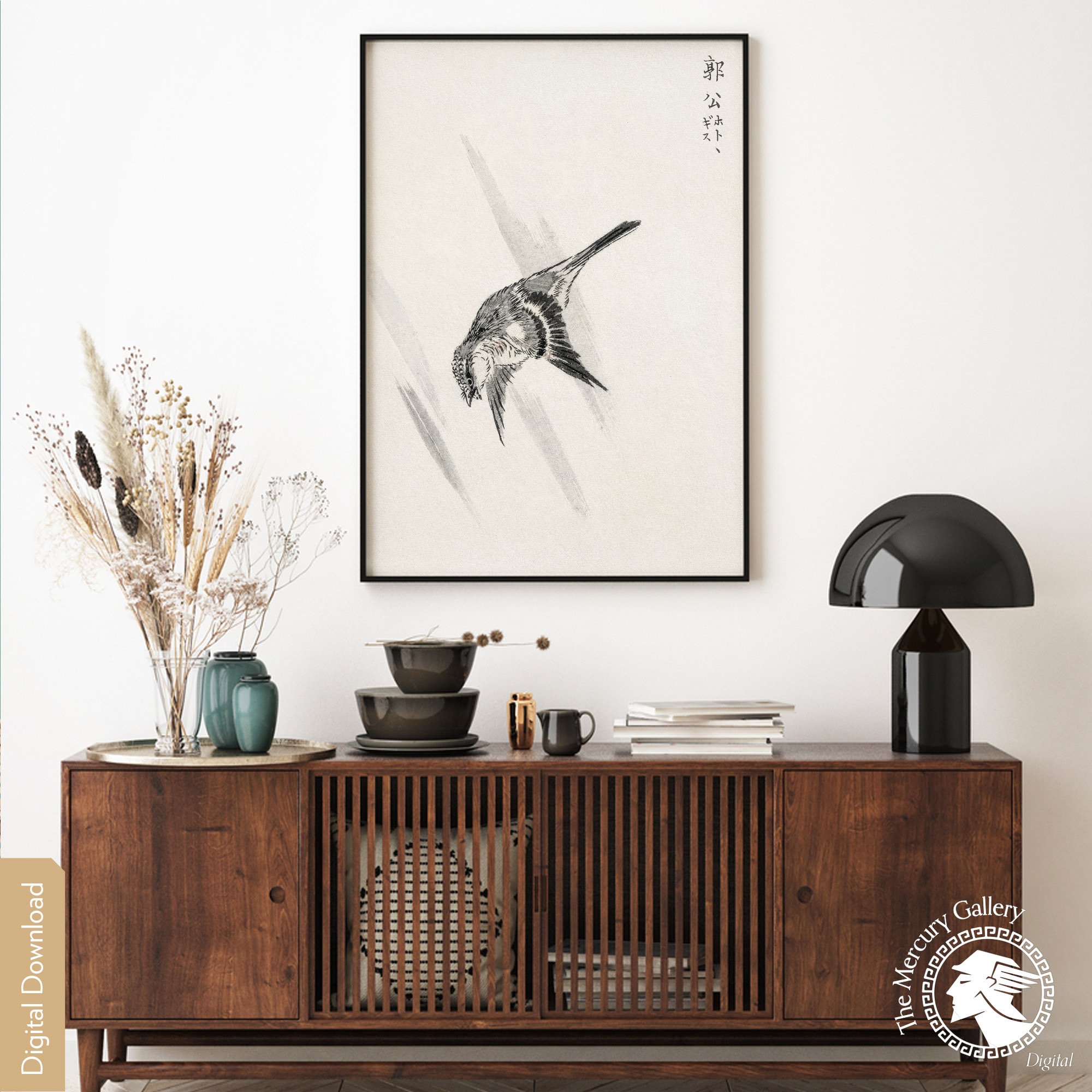 Japanese Cuckoo Bird Print, Numata Kashu Vintage Art (digital Download ...